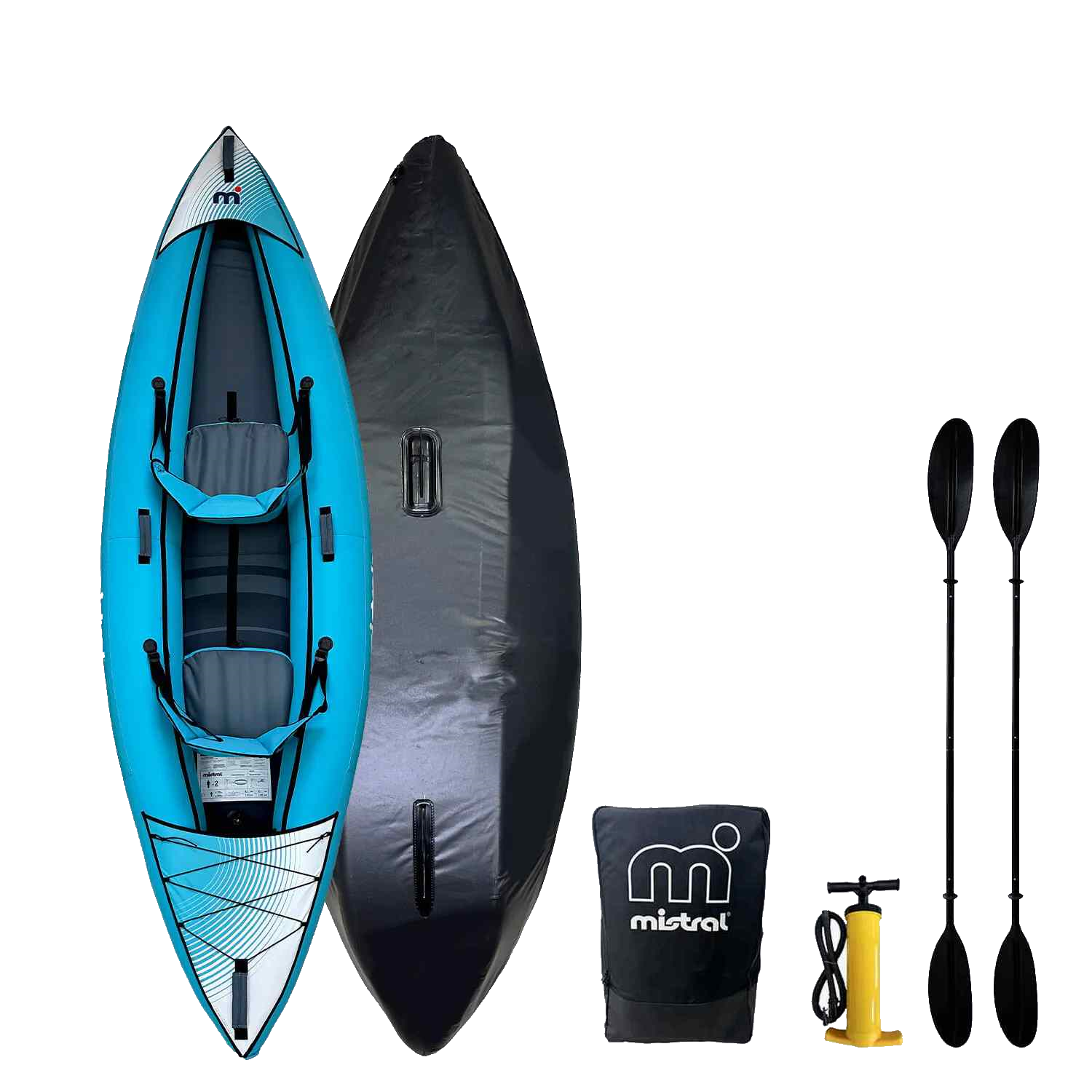 Ilmatäytteinen kajakkikaksikko Mistral Air Duo – vesiurheilu.fi